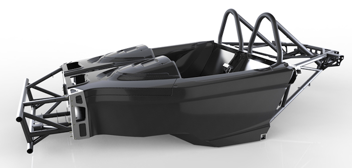 Which was the first road-legal car to feature a chassis built entirely ...