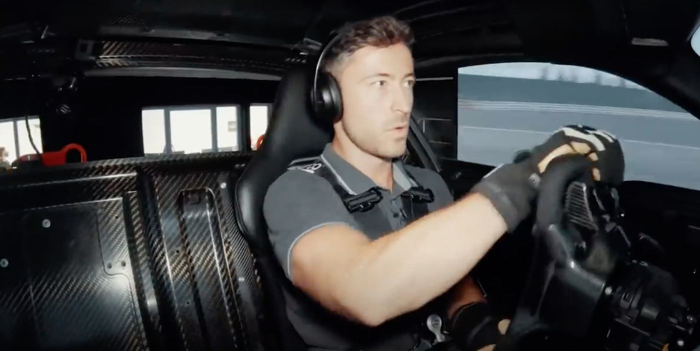 AMG's driving simulator in action | Vehicle Dynamics International
